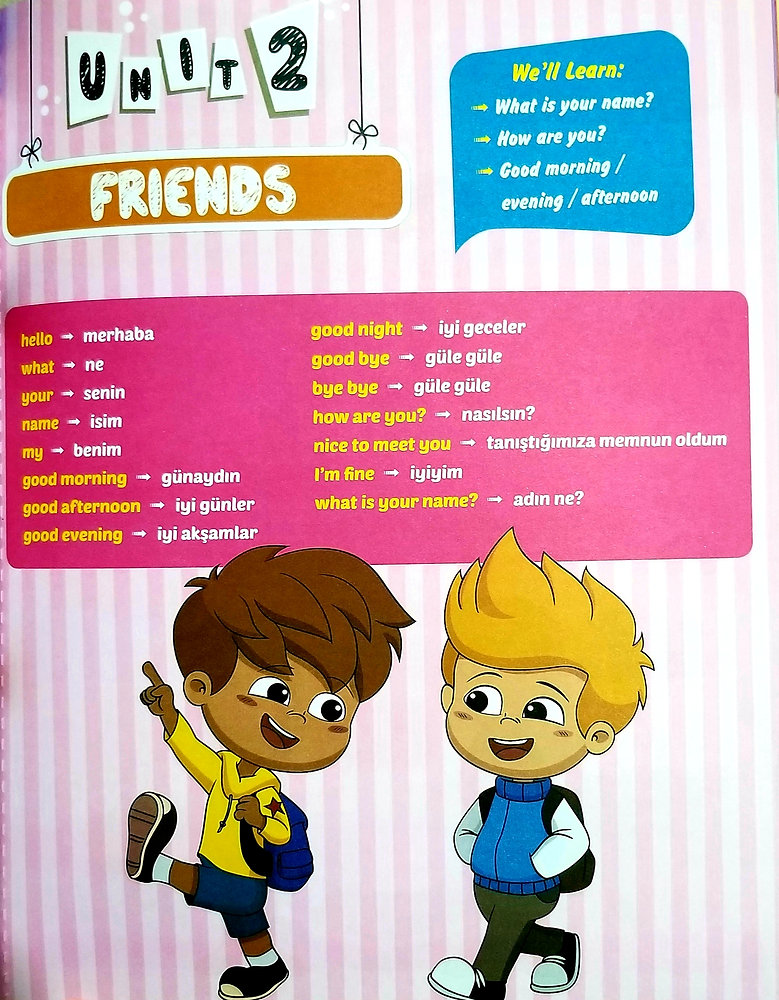 Grade 2, Unit 2: What is your name?