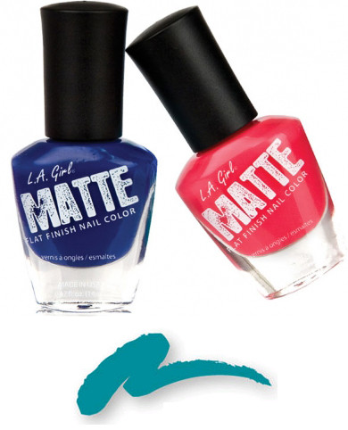 Matte Nail Polish - Turquoise | lagirlcosmeticsnz