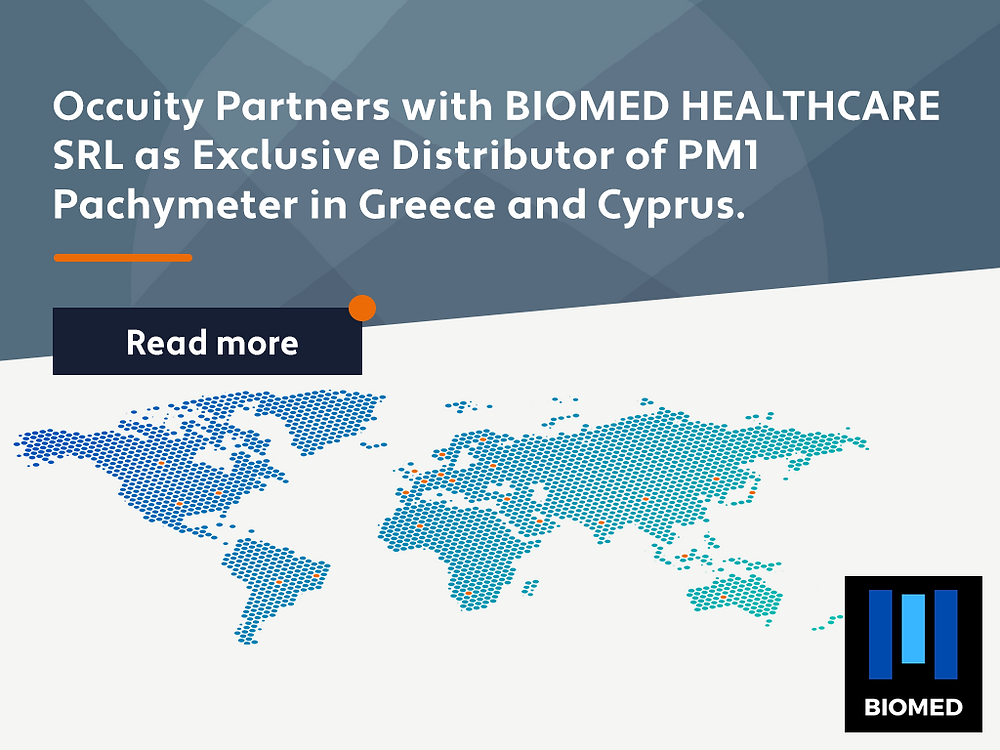 Occuity Partners with BIOMED HEALTHCARE SRL as Exclusive Distributor of ...
