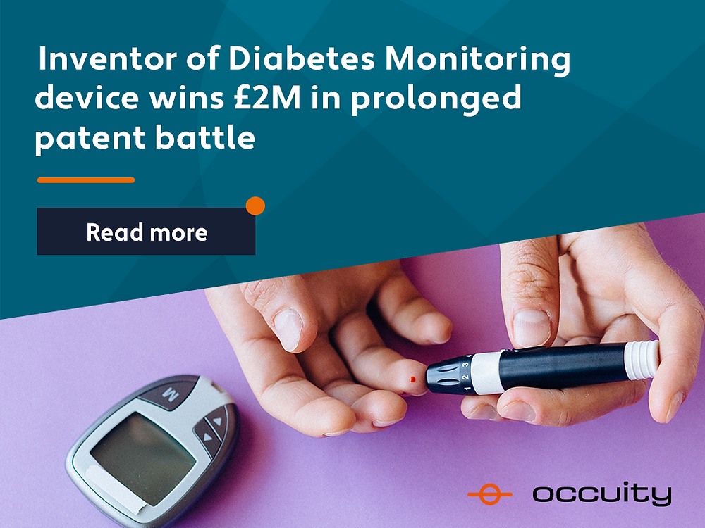 Inventor of Diabetes Monitoring device wins £2M in prolonged patent battle