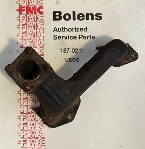 187-0211 Bolens Exhaust manifold - USED | Sam's Bolens, LLCAlias ...