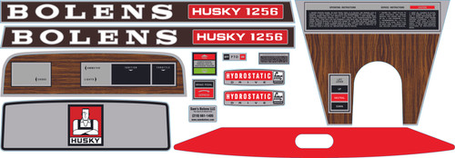 1256-01 Bolens decal Set | Sam's Bolens, LLC
