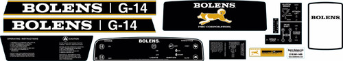 Bolens G-14 Husky Decal Set | Sam's Bolens, LLC$81.45Bolens G-14 Husky ...