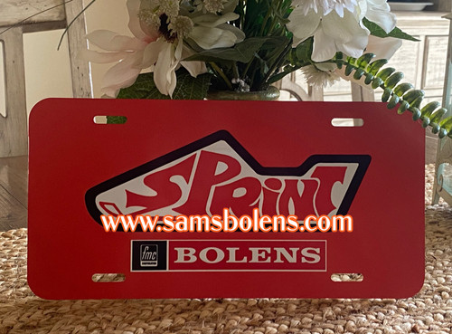 Bolens Sprint License Plate | Sam's Bolens, LLCShow off your love for ...