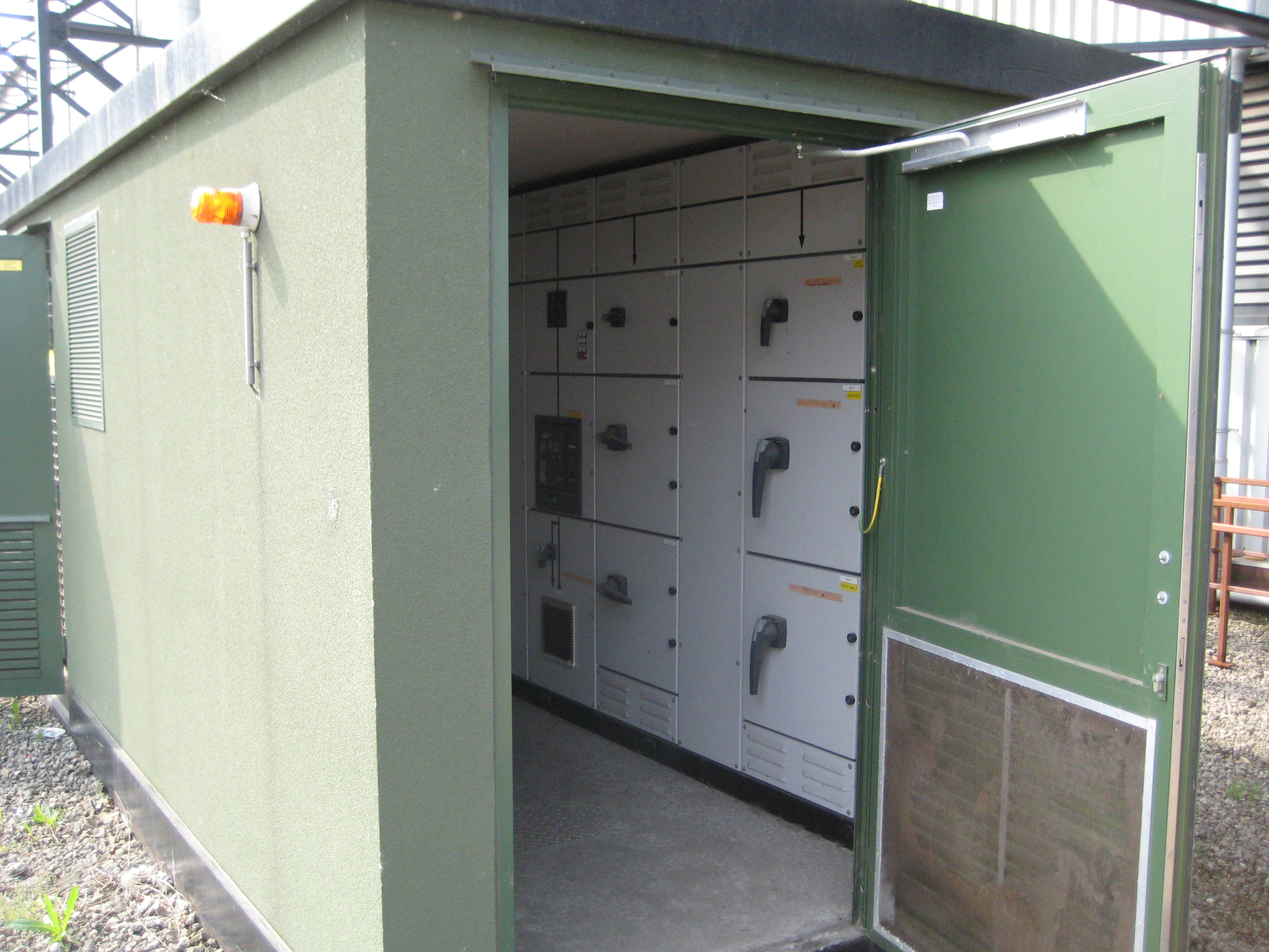 Plaatsen verdeelstation