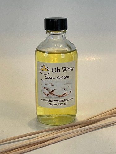 Clean Cotton Reed Diffuser | Oh Wow Candles
