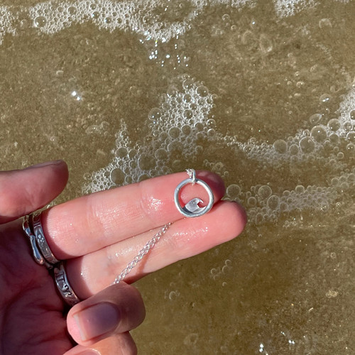 Ocean Talisman Coin Necklace | Lilac Lakes