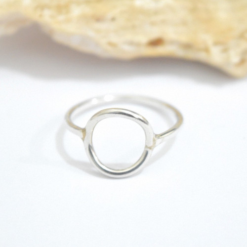 Round Silver Ring .925 Sterling Silver | ohanabalisilver