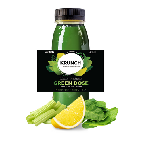GREEN DOSE COLD PRESSED JUICE 300ML | NutripickGP/Culinary Capital