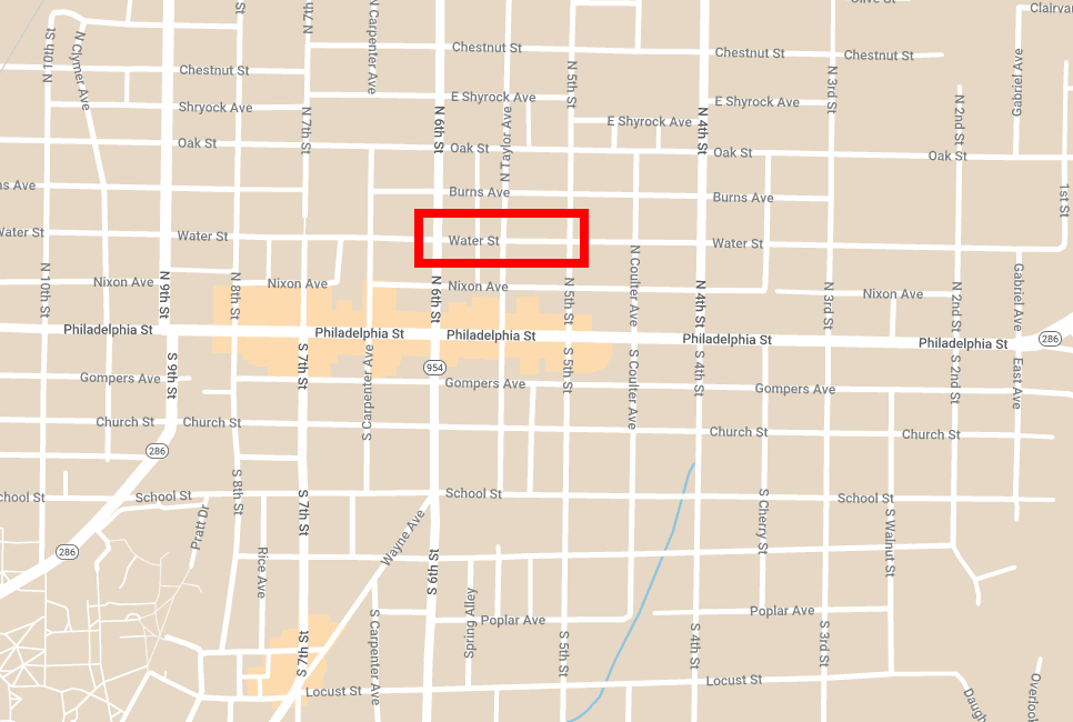 Sewer Lateral Replacement on 7/6 on Water St from 5th to 6th St