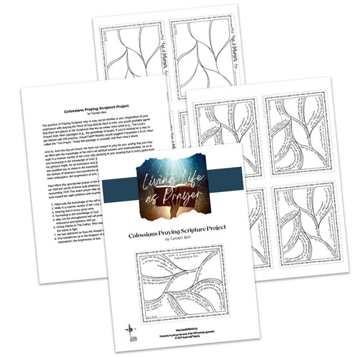 Colossians Praying Scripture Project | Visual Faith Min
