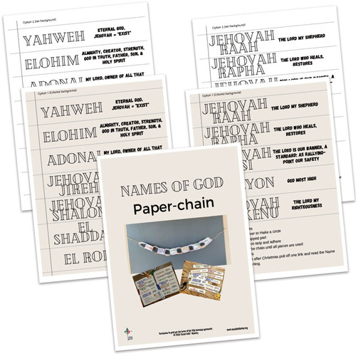 Names of God Paper Chains - 12 Days of Christmas | Visual Faith Min