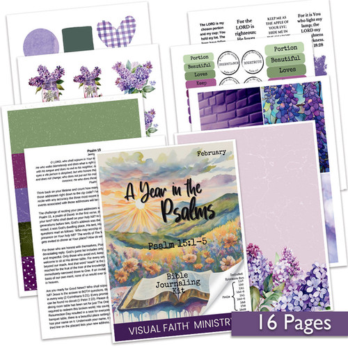 Bible Journaling/Ephemera Kit - Psalm 15 | Visual Faith Min