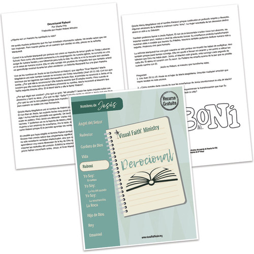 Nombres de Jesús: Raboni Devocional por Sharla Fritz | Visual Faith Min