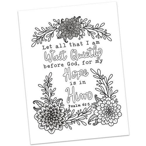 Psalm 62:5 by Jennifer Barbe | Visual Faith Min