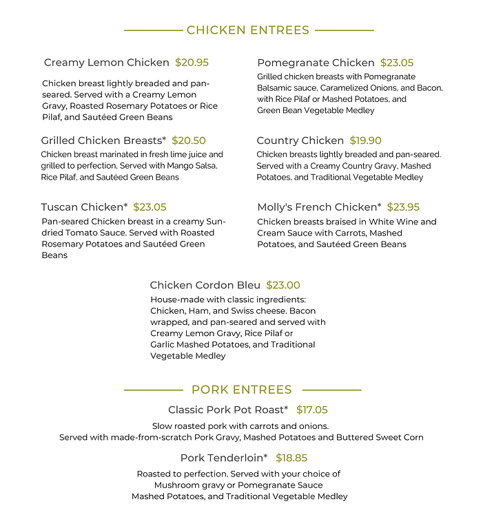 Menus | Marvellouscatering