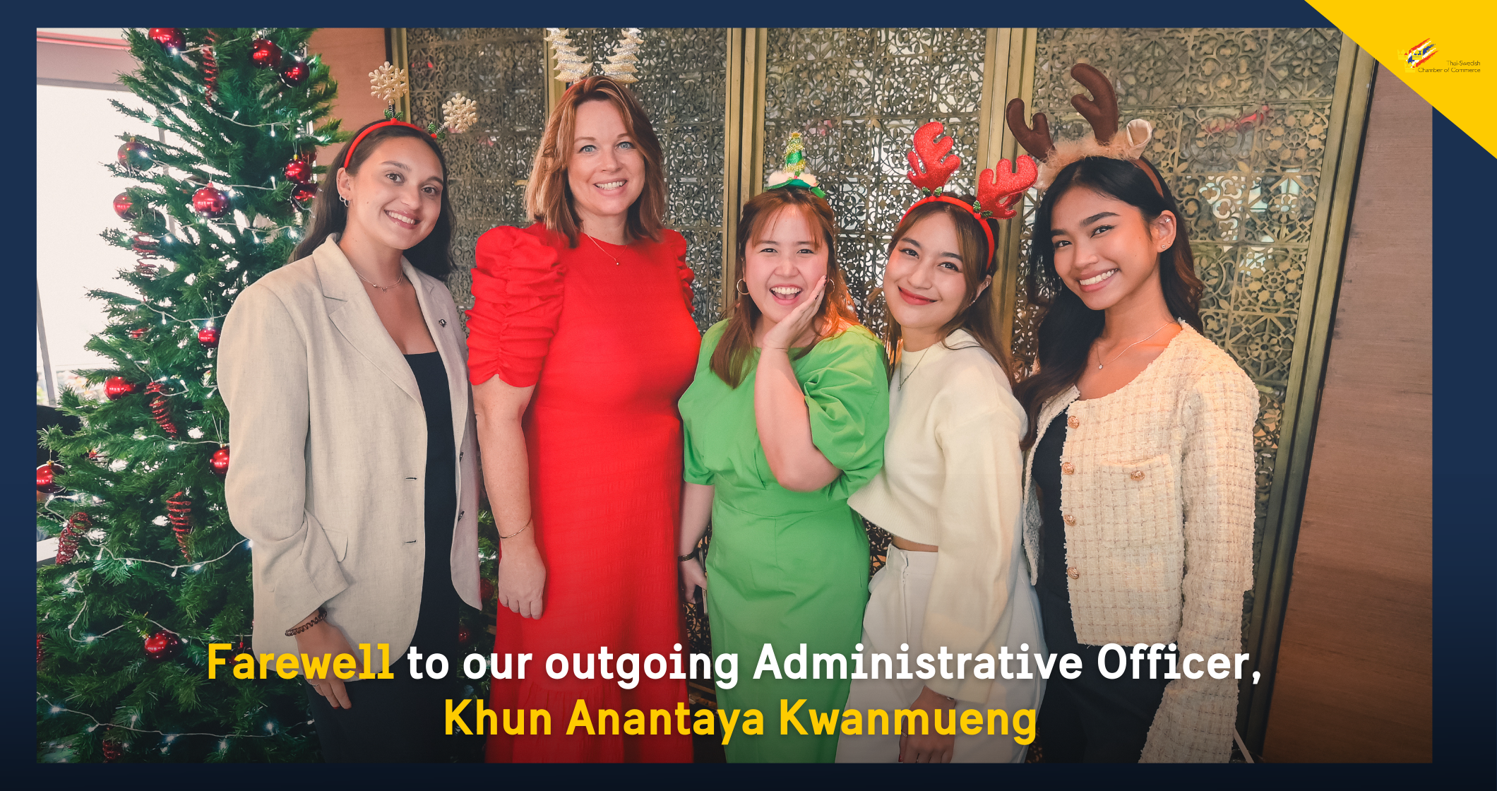 [SweCham Updates] Farewell to our outgoing Administrative Officer, Khun ...
