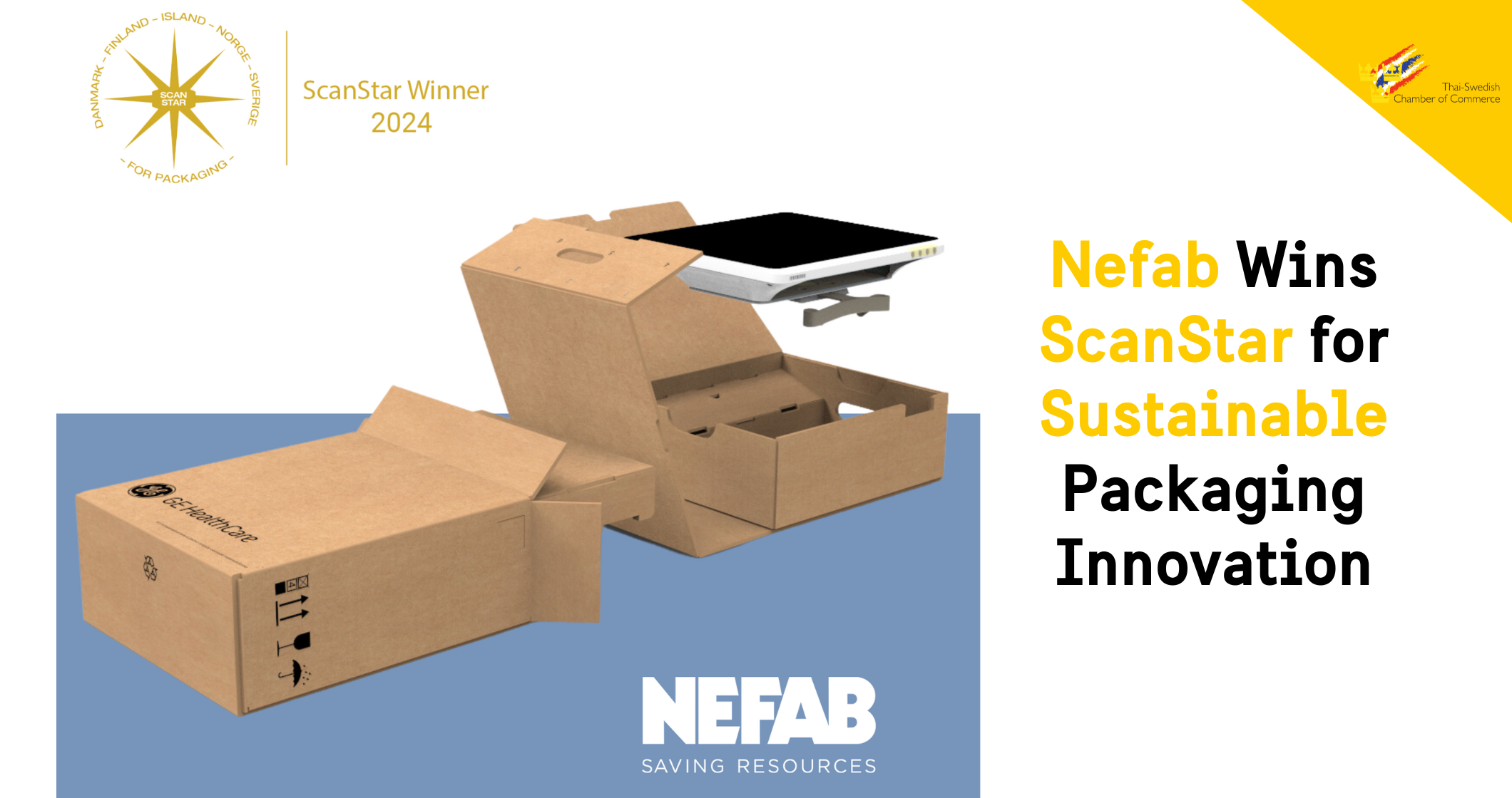 Nefab Wins ScanStar for Sustainable Packaging Innovation!