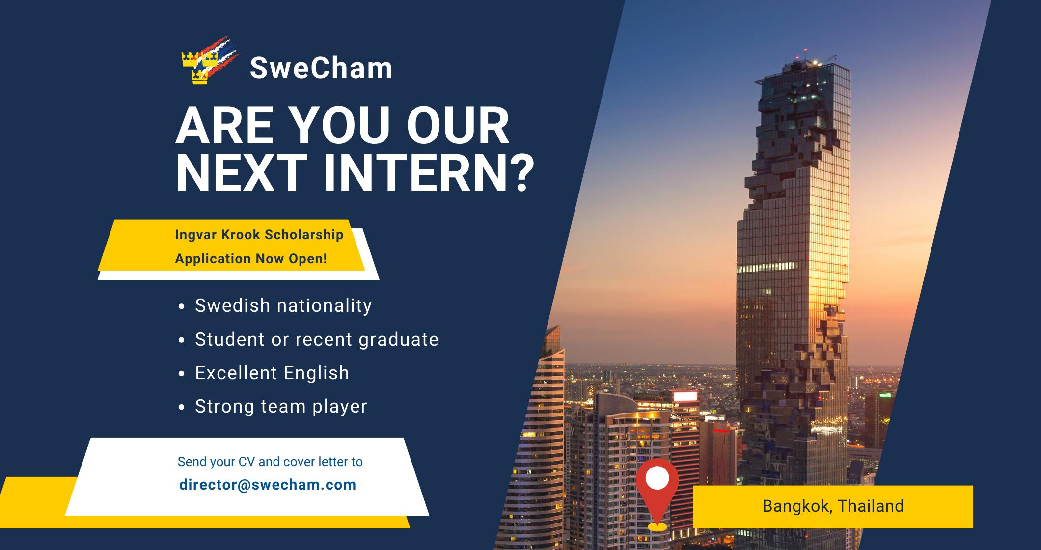 Ingvar Krook Application 2023.2024 Now Open!