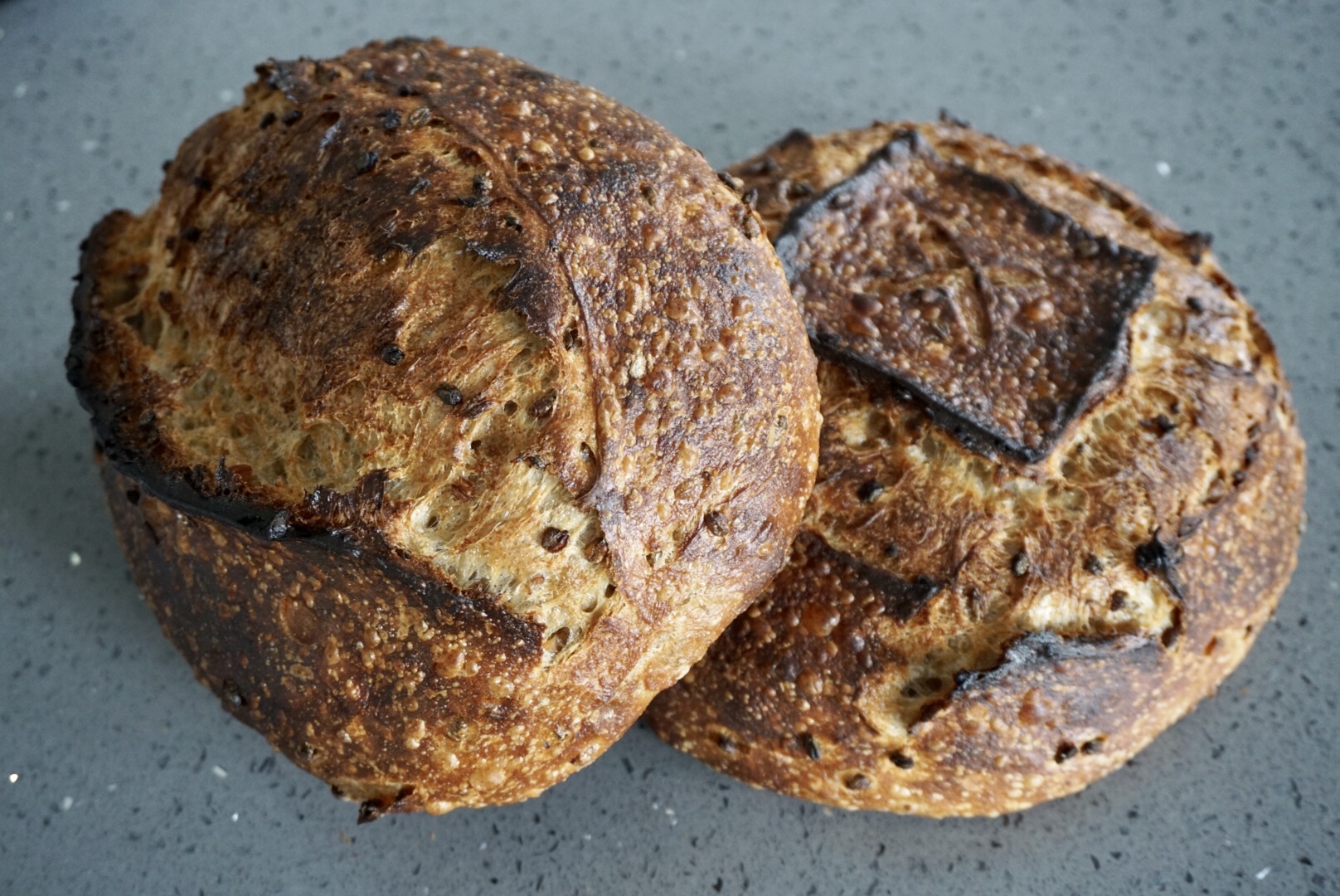 Sourdough Bread With Cooked Farro