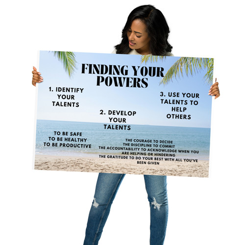 Finding Your Powers Poster Presentation | CHKI Life RoadMapApp