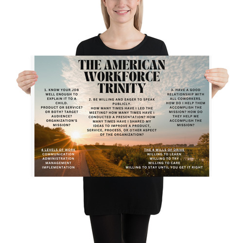 The American Workforce Trinity Poster Presentation | CHKI Life RoadMapApp