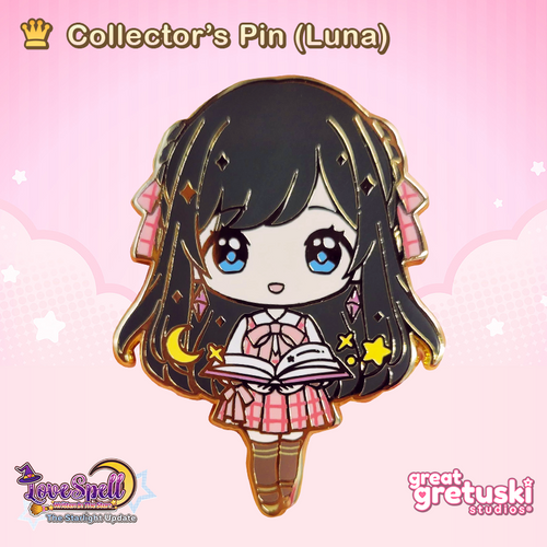 Luna: Official Enamel Pin | GreatGretuskiStudios