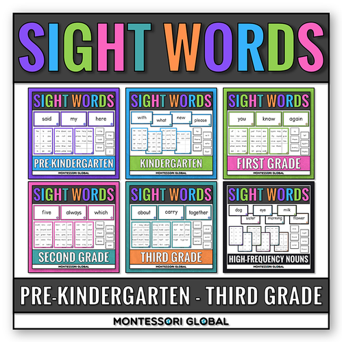 Sight Word Practice | Montessori Global