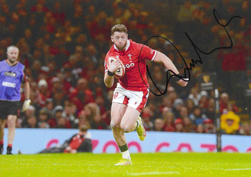 Alex Cuthbert - Wales & Lions Rugby - Signed A4 Photo | L.E Star Signings