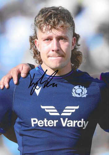 Kyle Rowe - Glasgow Warriors & Scotland Rugby - Signed A4 Photo | L.E ...