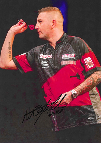 Nathan Aspinall - The Asp - Darts Icon - Signed A4 Photo | L.E Star ...