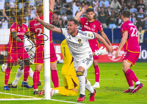 Billy Sharp - LA Galaxy - Signed A4 Photo | L.E Star Signings
