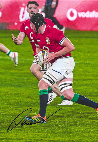 Adam Beard - Wales & Lions Rugby - Signed A4 Photo | L.E Star Signings