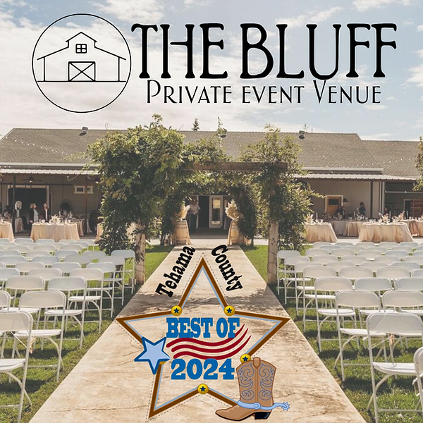 About Us | The Bluff Private Event Venue | Red Bluff