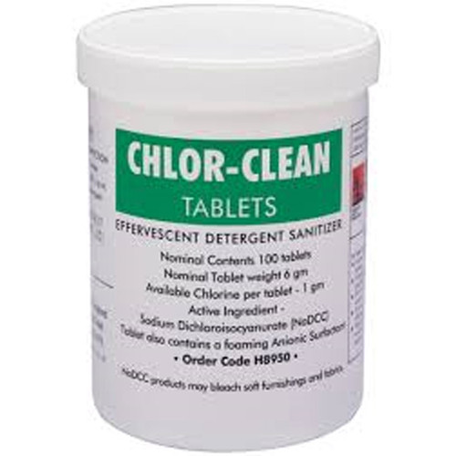 Chlor-Clean Tablet - 2 in 1 Hospital Grade Cleaner Disinfectant | OLS ...