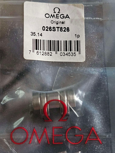 026st826 GENUINE Omega Seamaster Chronograph Bond 20mm 826 Steel END ...