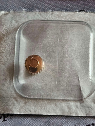 069BBZ008300 Omega 18k SOLID YELLOW GOLD Crown | Swiss Limited Editio