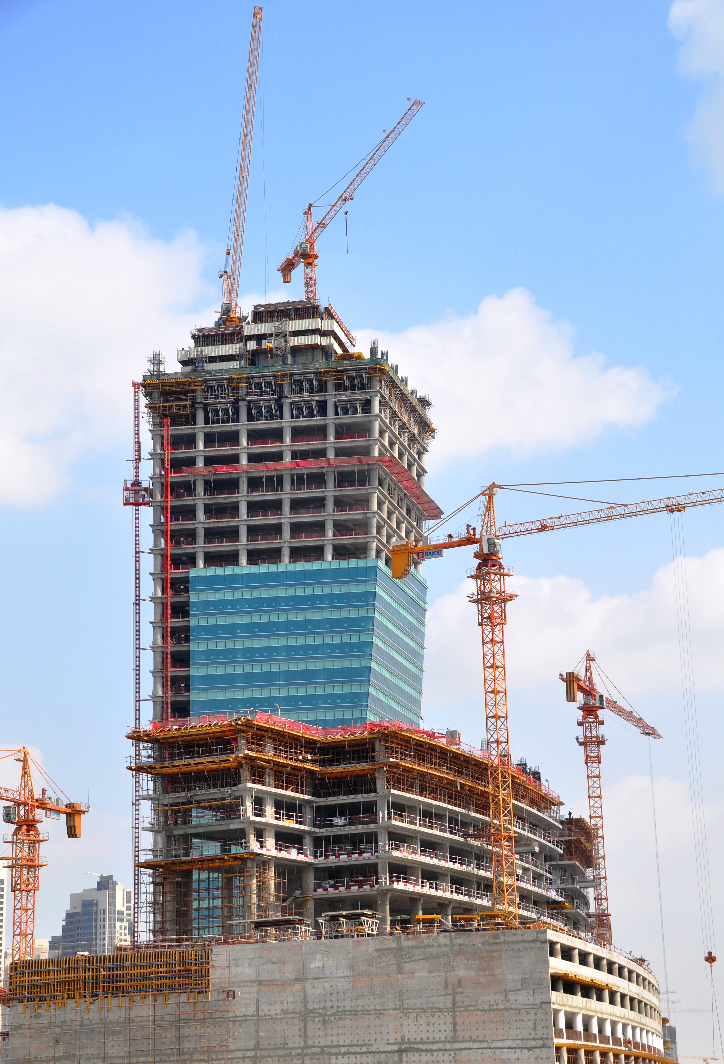 High Rise Towers build with precast technique