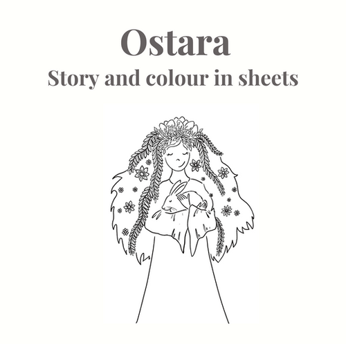 Ostara - spring equinox: Story & colour in sheets | Catkin & co