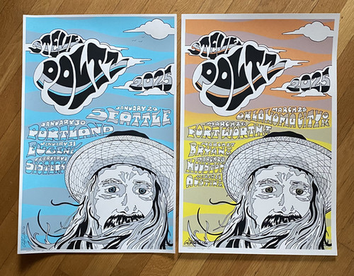 STEVE POLTZ tour posters (JANUARY and MARCH 2025) | ryankerrigan