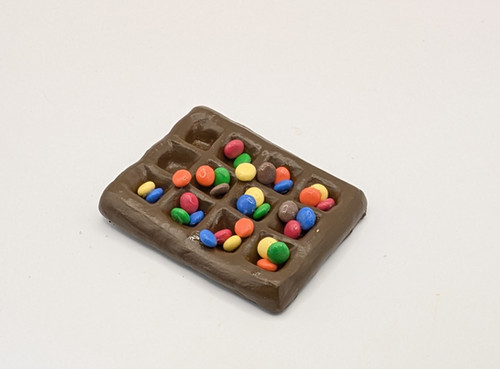 Fake Waffle - Chocolate with Chocolate Buttons | Fake Food Australia