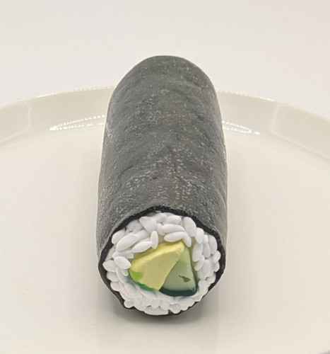 Fake Avocado and Cucumber Hand Roll | Fake Food Australia