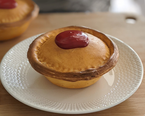 Fake Meat Pie with Sauce | Fake Food Australia