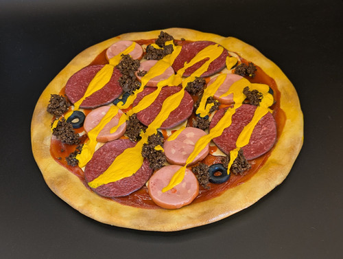 Fake Meat Lovers Pizza - Whole 9" | Fake Food Australia