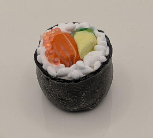 Fake Salmon, Avocado and Roe Sushi | Fake Food Australia