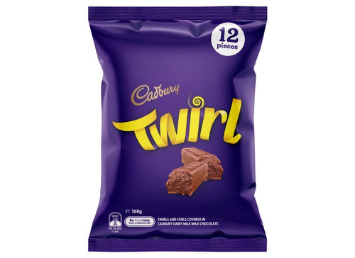 Cadbury Twirl Sharepack 12 Pack 168g | Tozzies Online Store