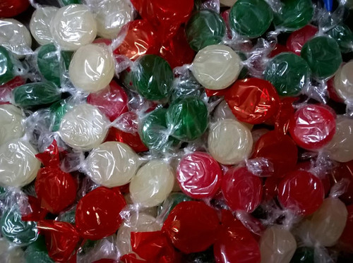 Red, Green & White Disc Candy | Tozzies Online Store