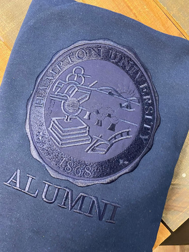 Hampton University Crest | Bedazzle Me More