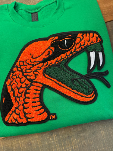 FAMU Rattler Mascot- Chenille (Sweatshirt Only) | Bedazzle Me More