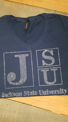 Jackson State University Rhinestones | Bedazzle Me More
